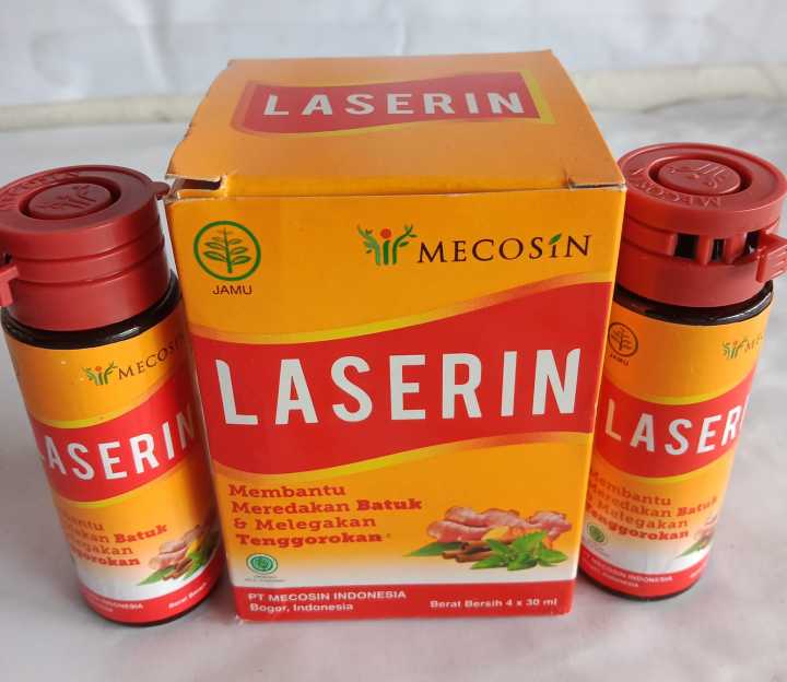 LASERIN Obat Batuk Sirup 30ml (1 box isi 4) | Lazada Indonesia