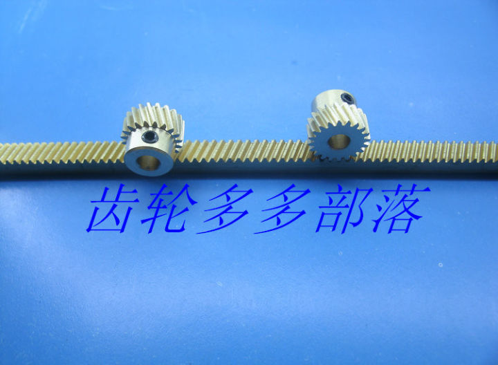 Manual Copper Straight Oblique Toothed Strip 0.5 Module Linear Slide ...