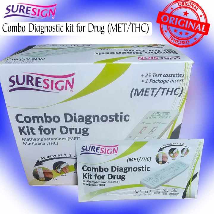 Suresign DOA Urine Test kit for MET/THC (sold piece) | Lazada PH
