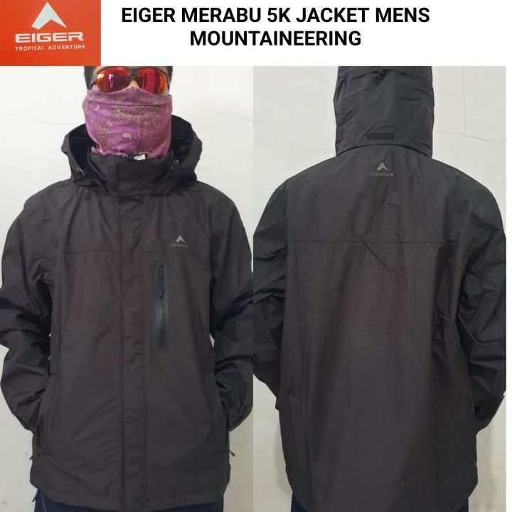 EIGER MERABU 5K JACKET MENS WATERPROOF JAKET HIKING | Lazada Indonesia