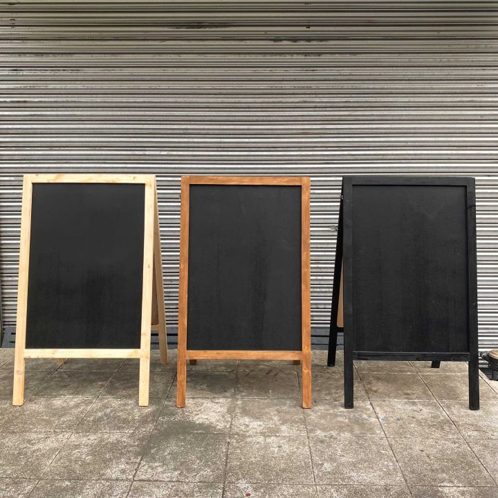 40x23” Back to Back Chalkboard for Store Menu and Signage (Colored ...