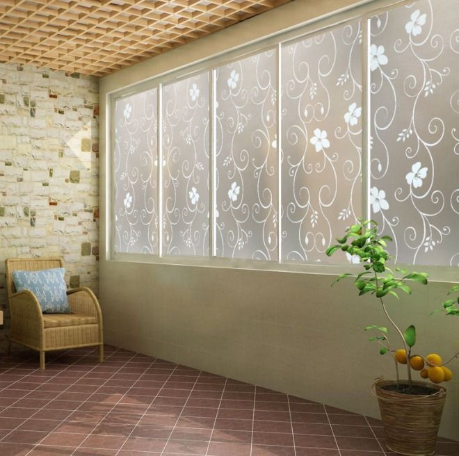 Gratis Ongkir - Sticker Kaca Motif 90cm x 100cm / Stiker Kaca Rumah ...