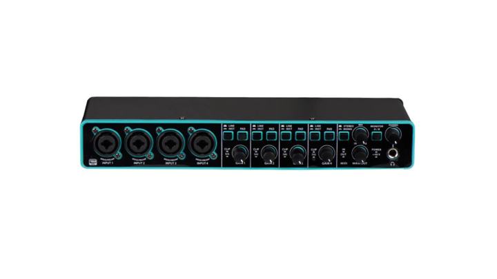 Audio Interface Sound Card Professional Usb Interface 4×4 With Mic ...