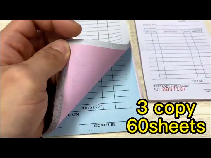 10PCS Receipt For Business Resibo Carbonized Receipt Paper Wholesale ...