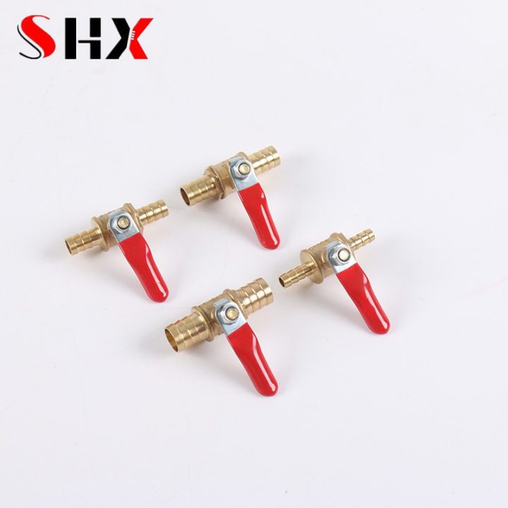 1/4 6mm 8mm 10mm12mm Ball Faucet Shutoff Ball Valve Hose Barb Inline ...