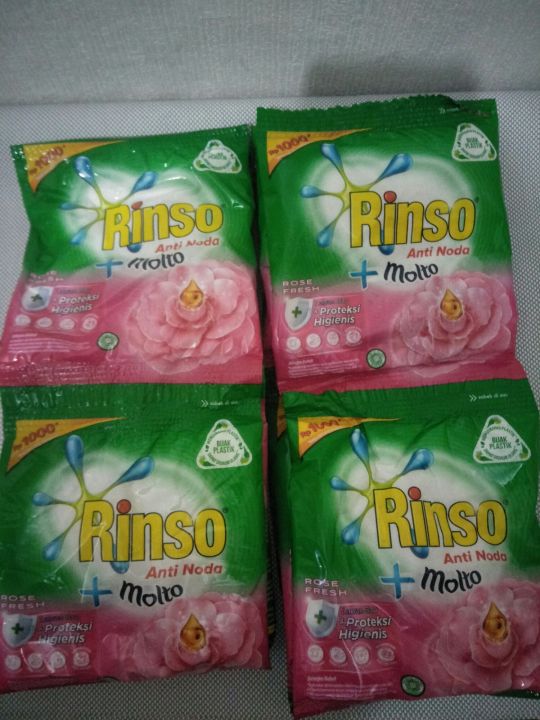 Rinso+Molto bubuk sachet 1000an 24sachet | Lazada Indonesia