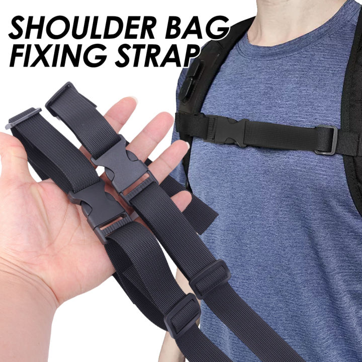 2Set Backpack Chest Bag Strap Harness Adjustable Shoulder Strap For Bag ...