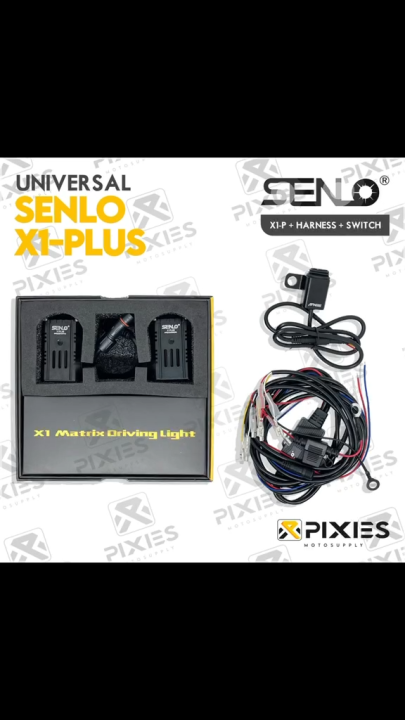 SENLO MINI DRIVING LIGHT SENLO X1 PLUS X1P SET HARNESS SWITCH RELAY ...