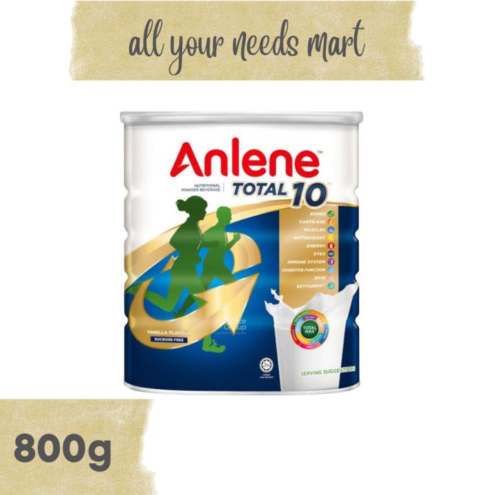 Anlene • Total 10 • Vanilla Flavor • 800g | Lazada PH