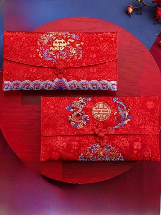 Túi Lì Xì Cưới Vải Lớn Mới 2025 Túi Lì Xì Cưới Tay Cầm Cho Lễ Trà Đổi ...