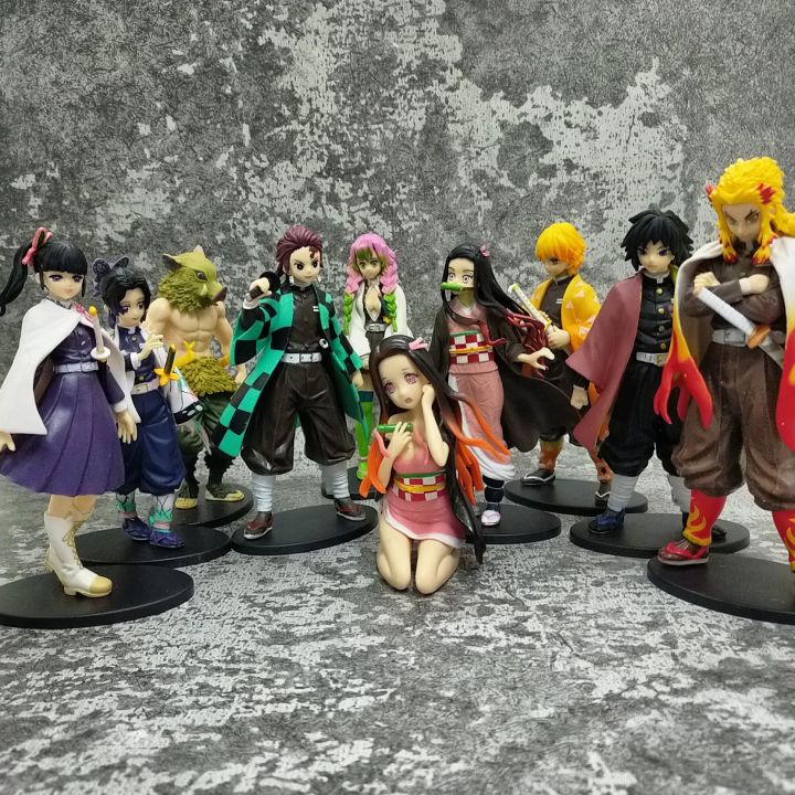 Kimetsu No Yaiba Figure Demon slayer (鬼灭之刃模型)Q figure set/Large set ...