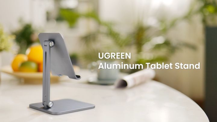 UGREEN Foldable Metal Tablet Stand Holder Desk Mount Adjustable ...