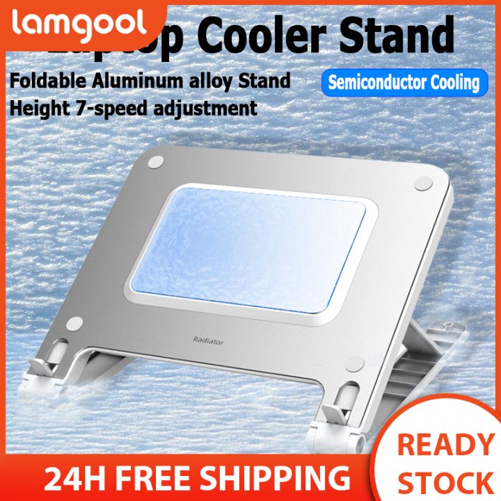 Gaming Laptop Stand Laptop Semiconductor Cooler Foldable Aluminum Alloy ...