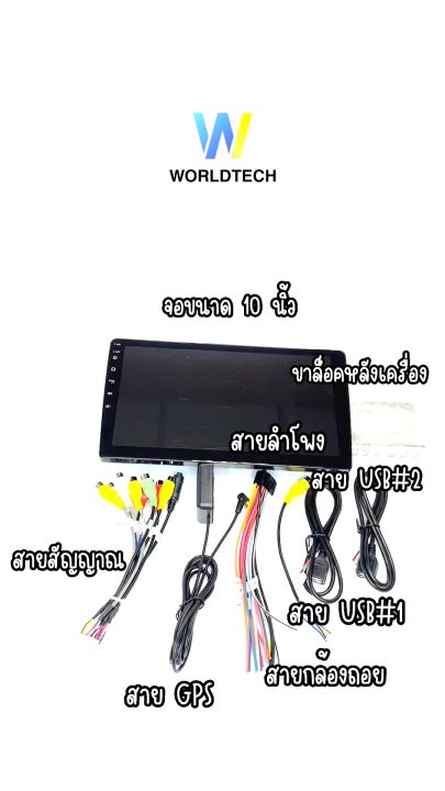 Worldtech จอแอนดรอย Lexia 7 9 10 นิ้ว RAM 2GB, 4GB(Upgrade) ROM 32/64GB ...
