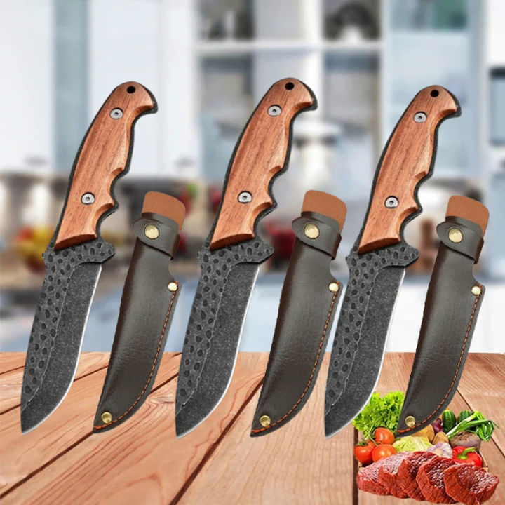 Kitchen Boning Butcher Knife Forged Kitchen Knife Cleaver Meat Fish ...