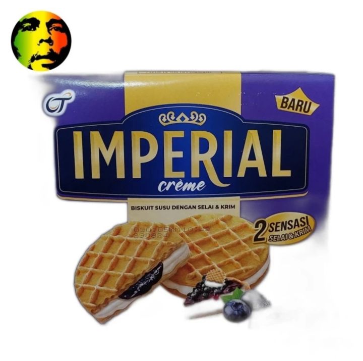 Imperial creme biscuit blueberry box isi 12 | Lazada Indonesia