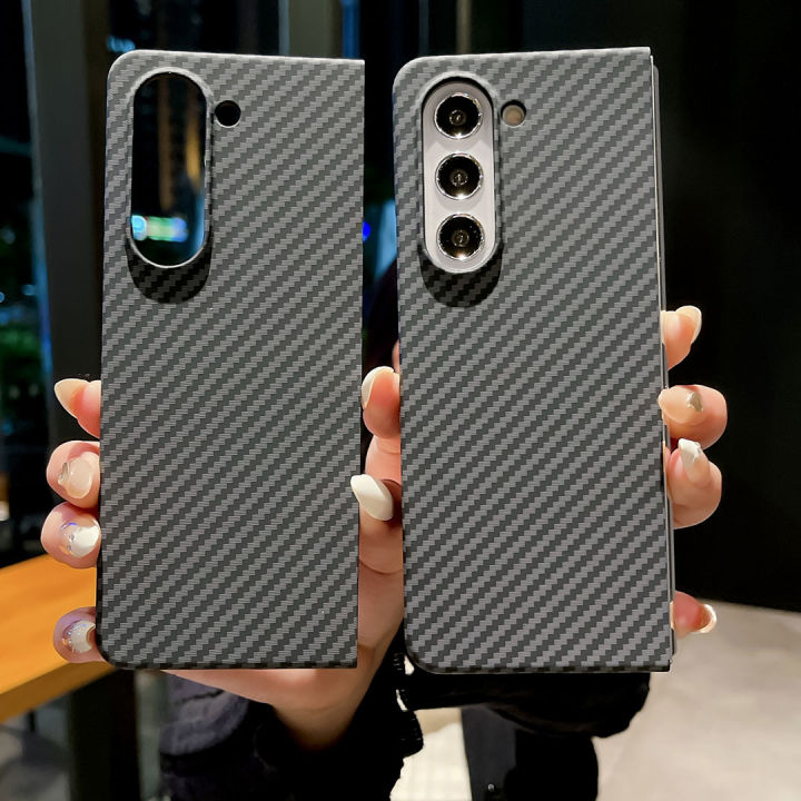 Carbon Fiber Pattern Z Fold 5 Slim Case All-Over Print Matte Anti ...