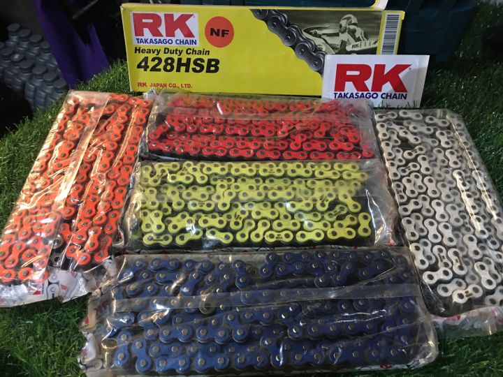 Rk takasago colored chain-428-140links | Lazada PH