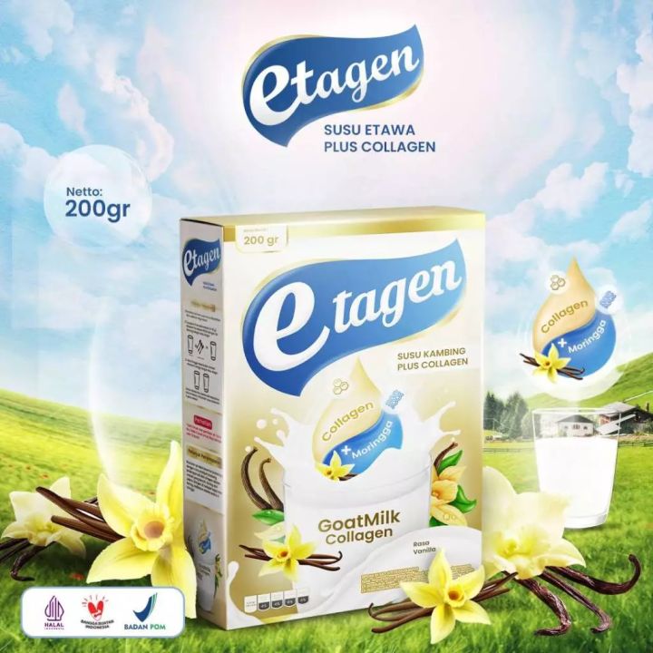 susu ETAGEN SUSU COLLAGEN KOLAGEN milk merawat kulit wajah rasa vanila ...