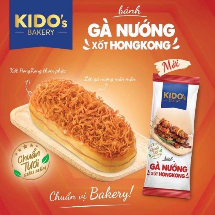 Bánh mì tươi KIDO : Gà nướng sốt Hồng Kông | Lazada.vn
