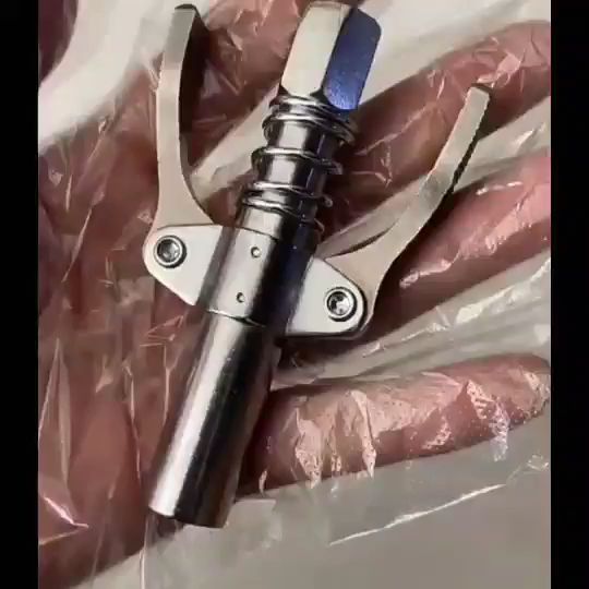 Kepala Grease Gun Grease Coupler Heavy Duty Dengan Handle Ganda Quick ...
