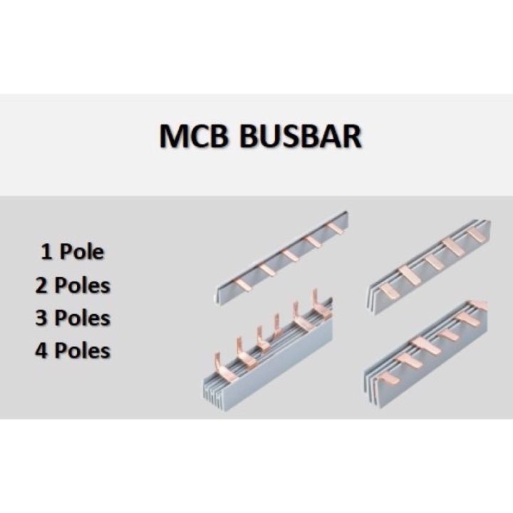 🔥READY STOCK🔥MCB Copper Busbar 1pole 2poles 3poles 4poles mcb bar | Lazada