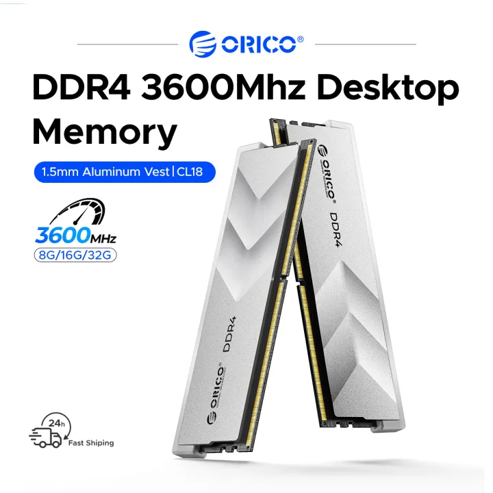 ORICO RAM For Desktop DDR4 8GB/16GB/32GB 3200/3600 MHZ 1.35V Low ...