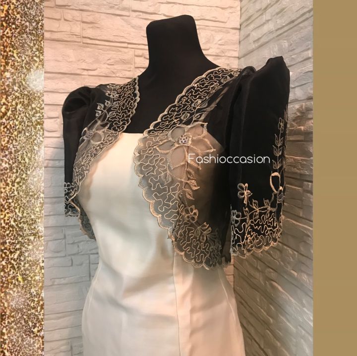 Filipiniana Bolero with Embroidered Design | Lazada PH