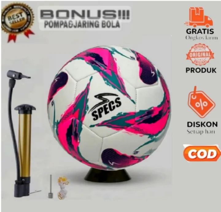 bola sepak spec palapa size 5 bola sepak jahit bola original bonus ...