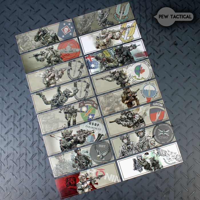 Special Forces Box Stickers Tactical Bumper Stickers Suitcase Notebook ...