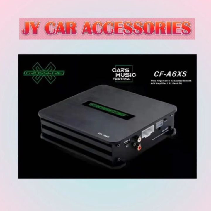 CROSSFIRE CF-A6XS DSP AMPLIFIER BUILD IN 4 CH AMPLIFIER WITH HIGH POWER ...