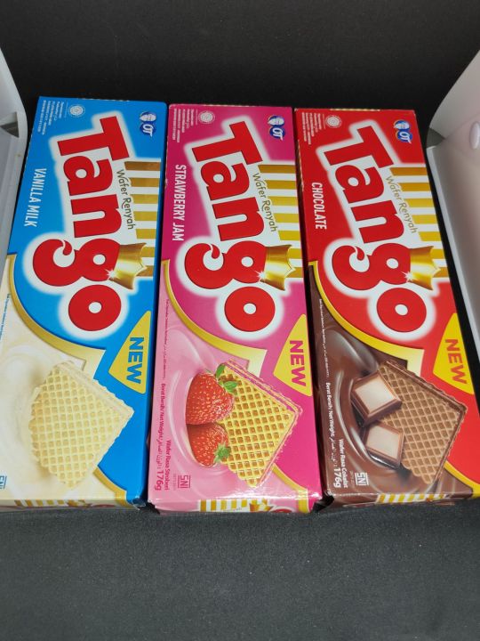 Tango wafer chocolate / strawberry / vanilla 133g | Lazada