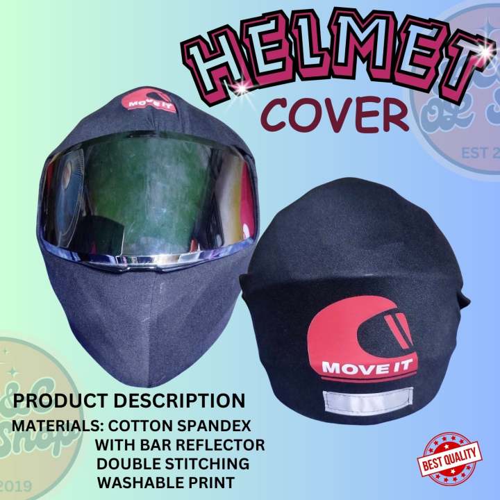 MOVE IT HELMET COVER BLACK | Lazada PH