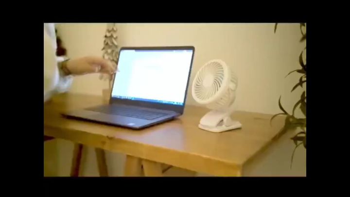 ⚡️24h Delivery⚡️Panasony 5000Mah Mini Desk Fan Rechargeable Portable ...