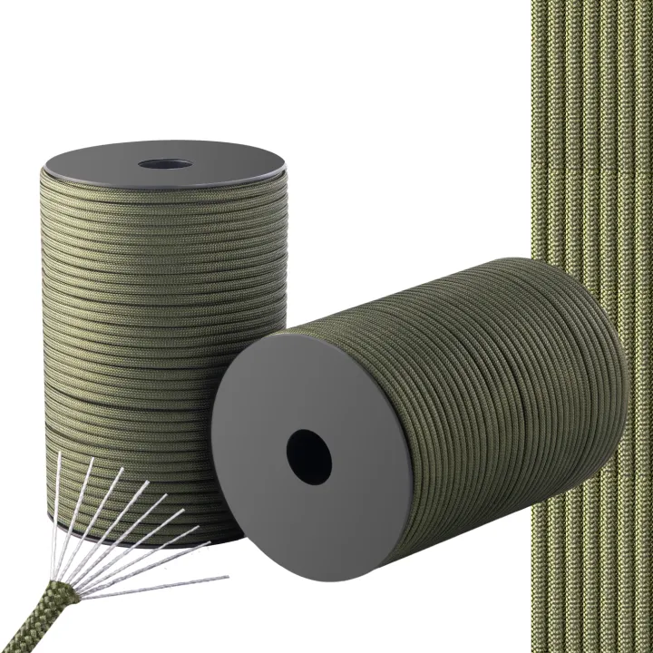 Diameter 4MM 9-core roll pack 50M rope suitable for tent reinforcement ...