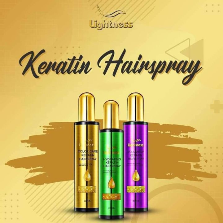 Lightness Keratin Hairspray 220ml | Lazada PH