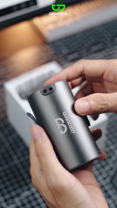 Quạt làm mát GOOJODOQ quạt thắt lưng di động với tốc độ gió 11m/s Gió mạnh, thời gian chạy 9 giờ ...