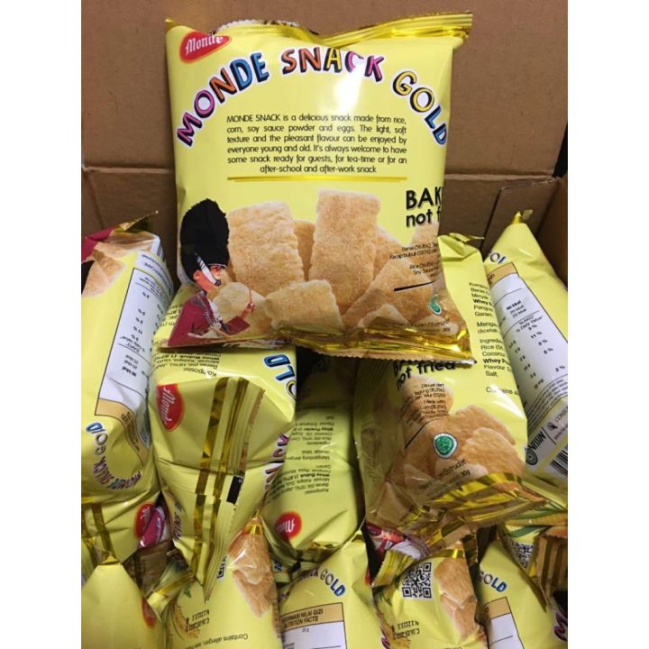 Monde Snack Gold Isi 4 Kemasan 30gr | Lazada Indonesia
