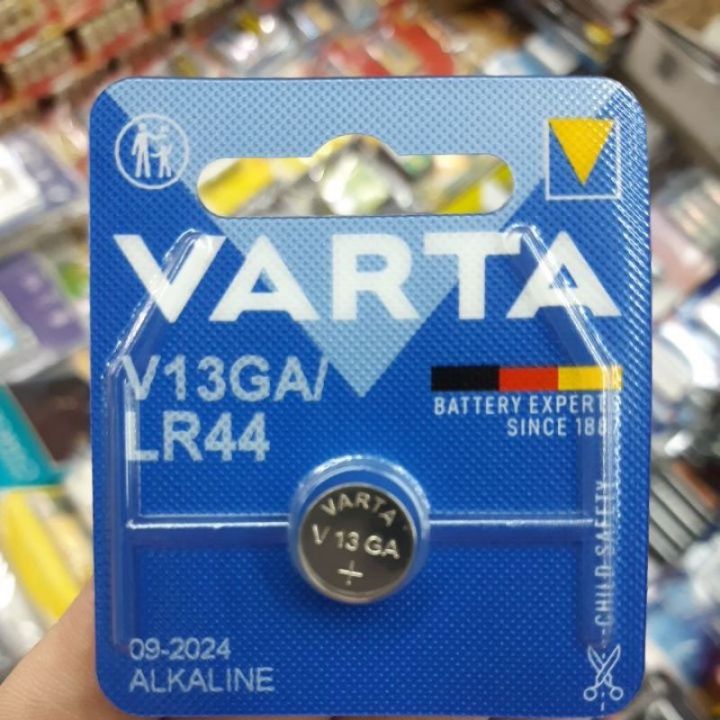 (แพคเดี่ยว)ถ่านกระดุม Varta V13GA, LR44(A76) 1.5V Alkaline Battery 1 ...