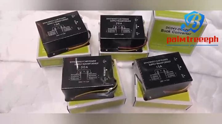 【COD】10A / 30A / 60A 360W Car Power Supply Converter Step Down Inverter 24V To 12V | Lazada PH