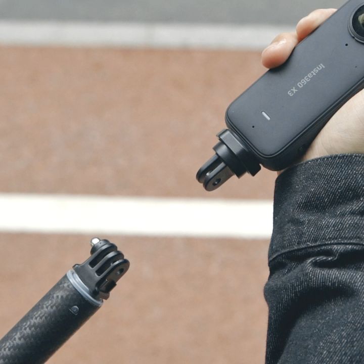 TELESIN G3 3M Selfie Stick Pole Long Invisible Carbon Fiber Extension Waterproof Underwater ...