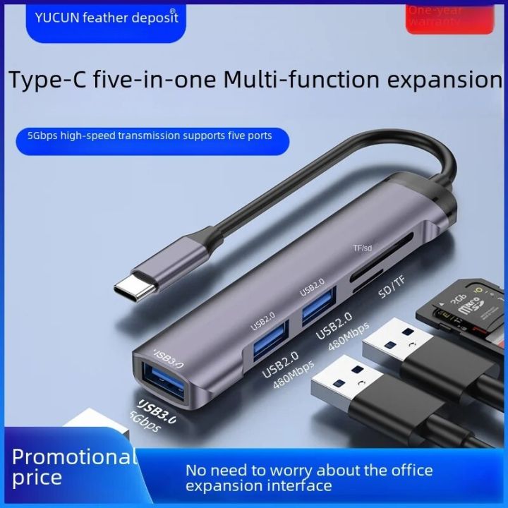 Usb Expander Type-c Dock Splitter 3.0 Hub For Laptop Tablet Usb Drive ...