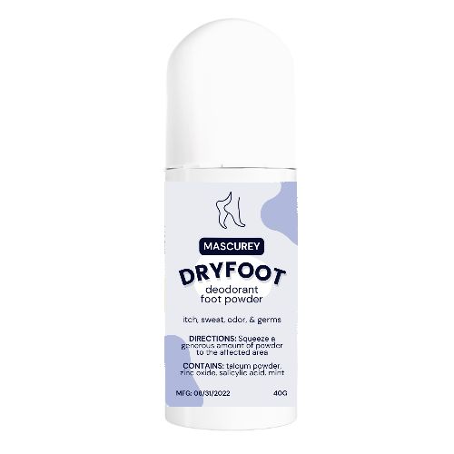[ ANTI-ODOR + ANTISWEAT ] Mascurey DryFoot Deodorant Powder For Itchy ...
