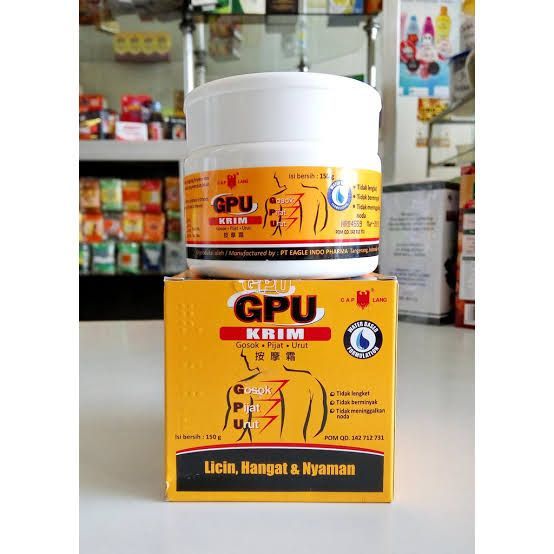 Gpu Cream ( Minyak Urut ) 150gr - Gpu Krim Sereh | Lazada Indonesia