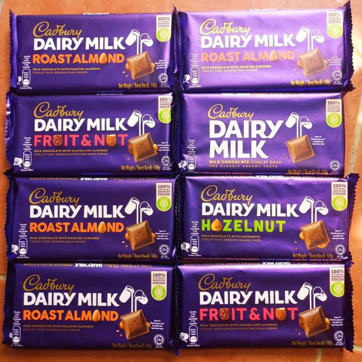 Cadbury Dairy Milk Chocolates 160 grams | 4 Variants | Lazada PH
