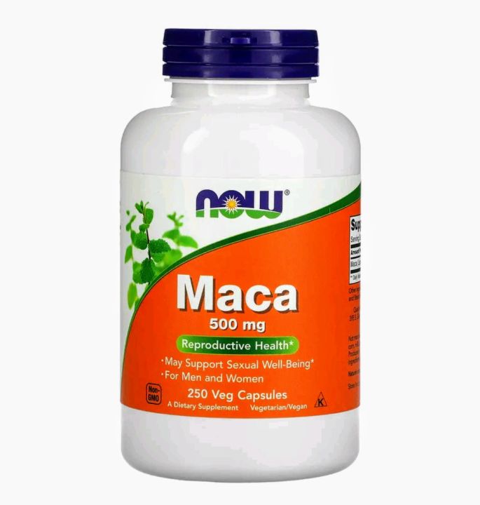 Maca 250 Veg Capsules 500mg GMP Supports Mens Health And Athletic ...