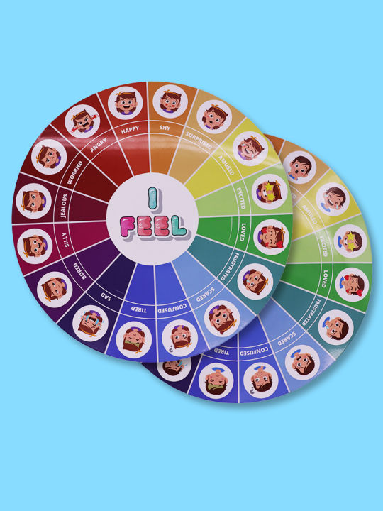 Kids Emotion Turntable Magnetic Disc Self-Cognition Emotion Management ...