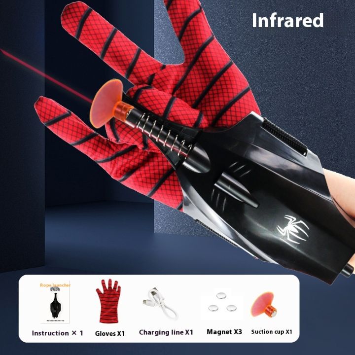 The Avengers Spider-Man Web Shooters Wrist Launcher Shooters Peter ...
