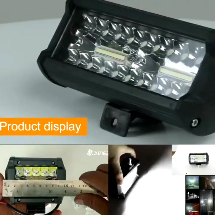 Lampu Tembak Sorot LED Bar CWL 20/24/40 Titik Mata 120 Watt Motor Mobil ...
