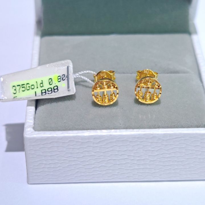 Subang paku abacus emas 375 S178 S179 | Lazada